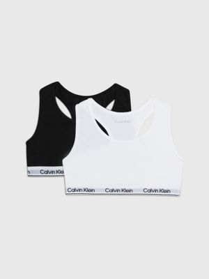 2 Pack Girls Bralettes Modern Cotton Calvin Klein® G80g897000908
