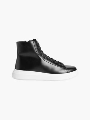 Leather High-Top Trainers Calvin Klein® | HM0HM00755BEH