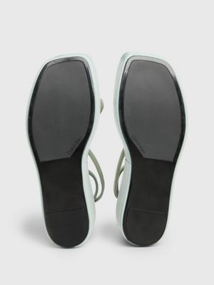 Leather Platform Wedge Sandals Calvin Klein® | HW0HW01949MSW