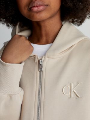 Boxy zip up hoodie Calvin Klein® | IG0IG02205PED