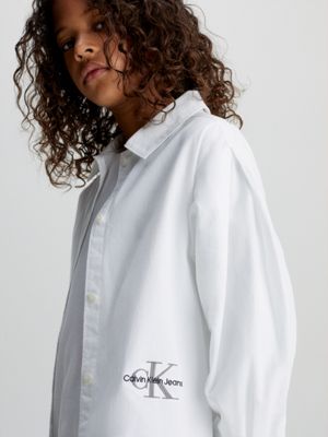 Oversized Poplin Logo Shirt Calvin Klein® | IG0IG02223YAF