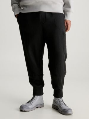 Badge Jogginghose Aus Baumwolle Mit Waffelstruktur Calvin Klein