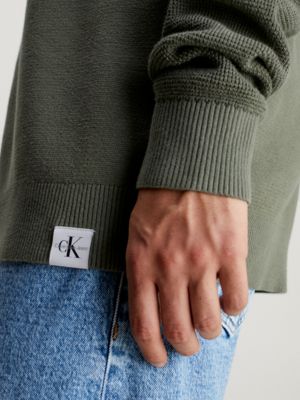 Pullover aus Baumwolle mit Strukturmix Calvin Klein® | J30J324600LDY