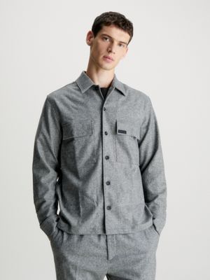 Boxy Flannel Overshirt Calvin Klein® | K10K111727PTA
