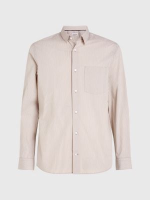 Poplin Stretch Striped Shirt Calvin Klein® K10k113491pc7
