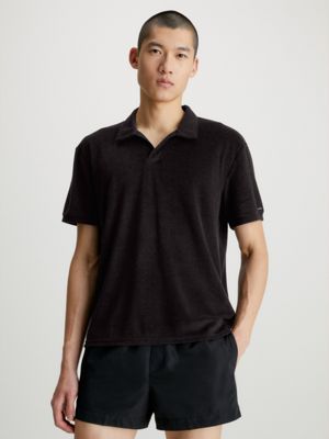 Towelling Beach Polo Shirt Calvin Klein® | KM0KM00842BEH