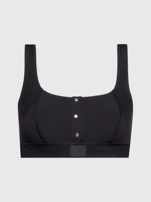 Bralette Bikini Top - CK Monogram Rib Calvin Klein® | KW0KW02148BEH