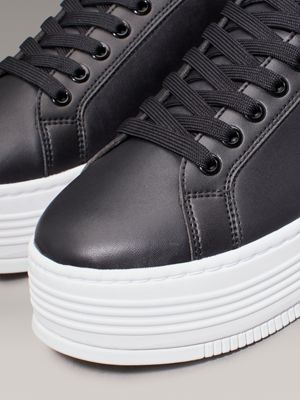 Leather Platform Trainers Calvin Klein® | YW0YW015890GM